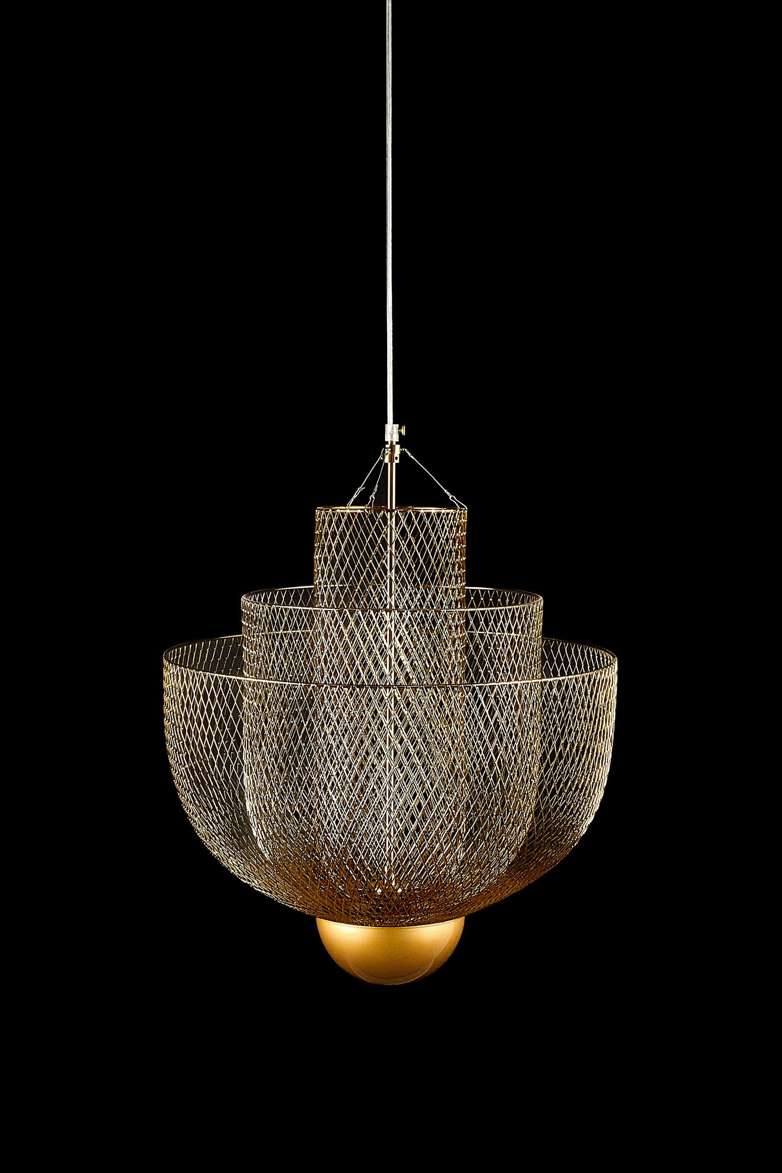 Atlas Wire Basket Pendant – Vault Light