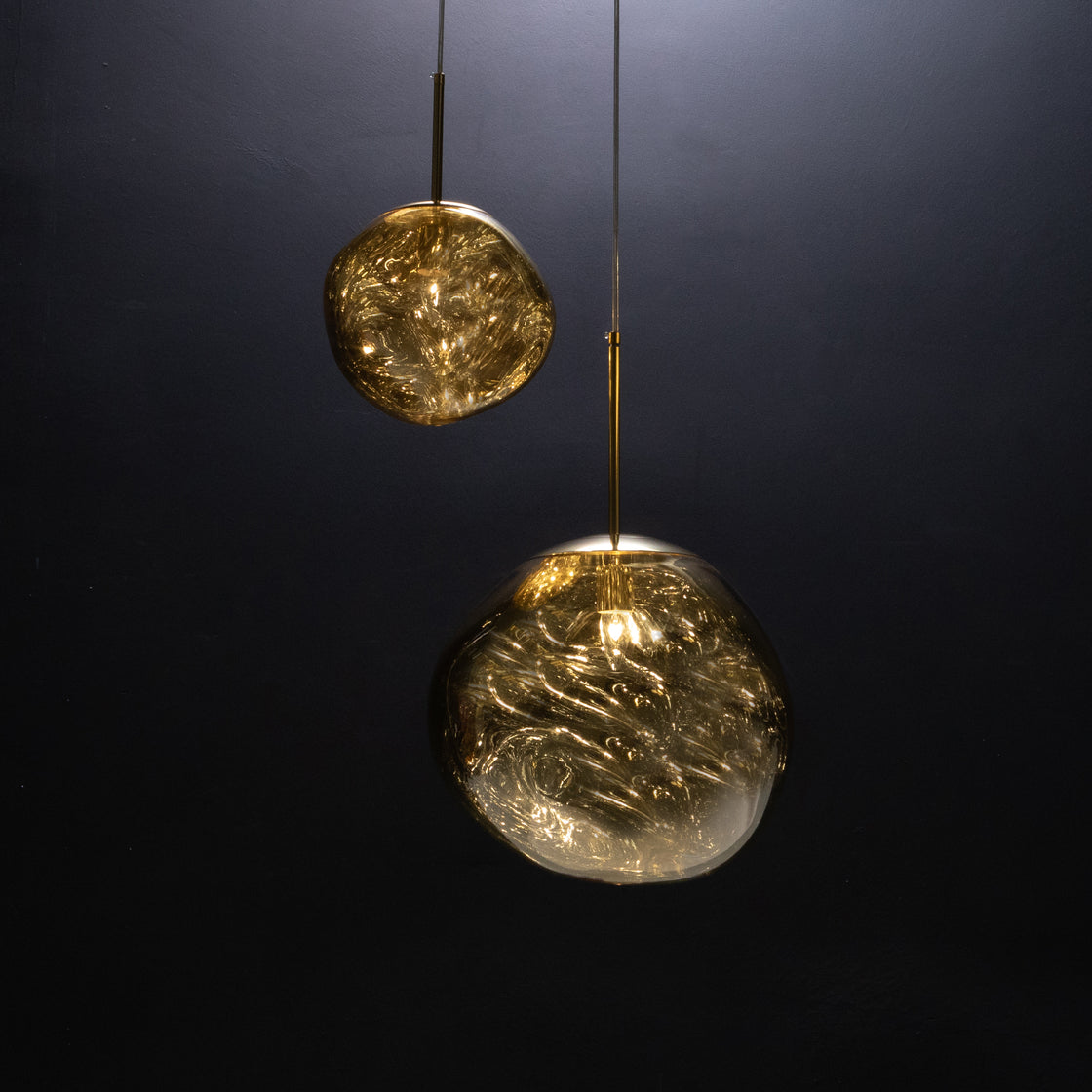 Melrose Metallic Bubble Pendant Light | Gold or Silver – Vault Light